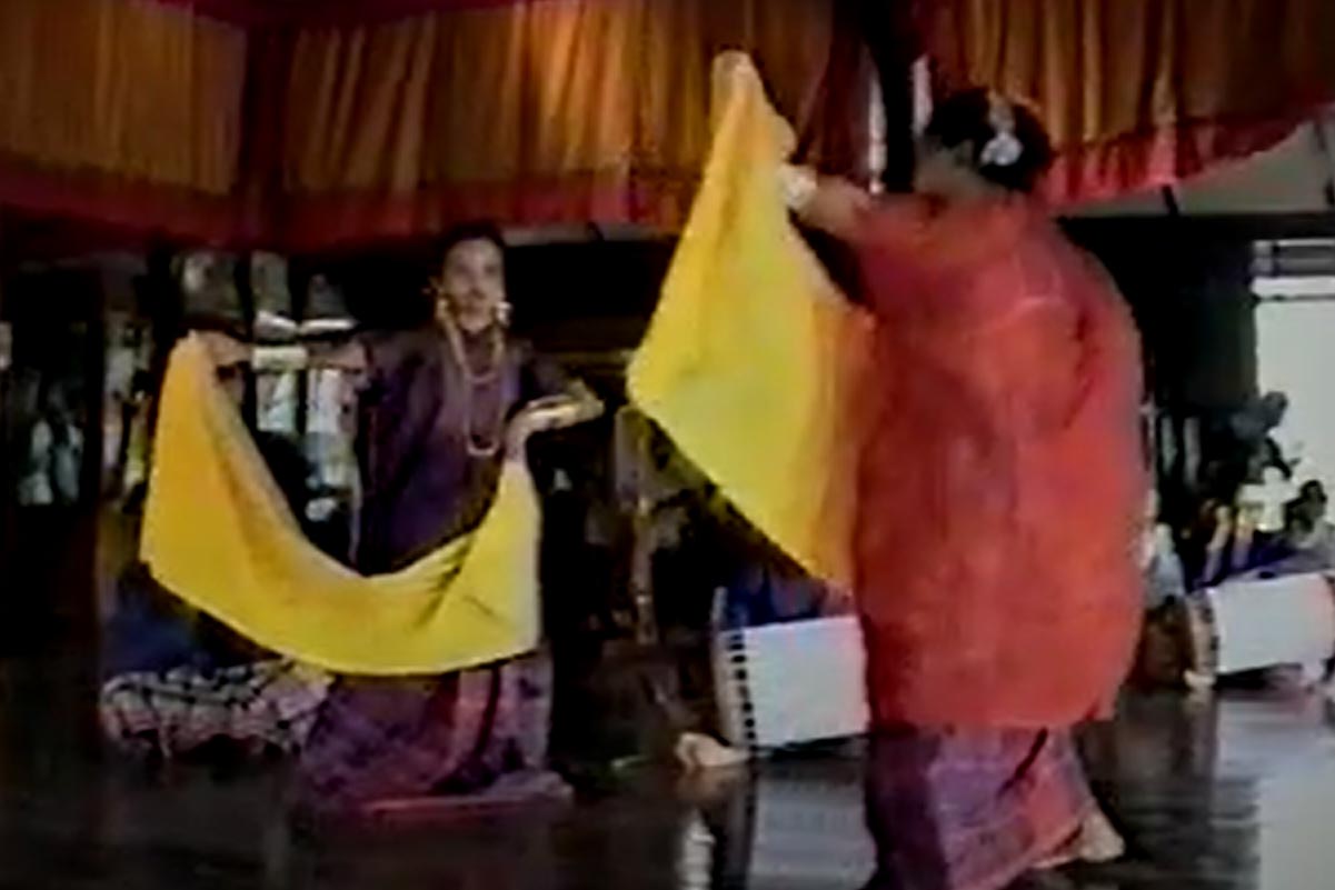 Performance of a pakarena, an Indonesian court dance | Smithsonian ...